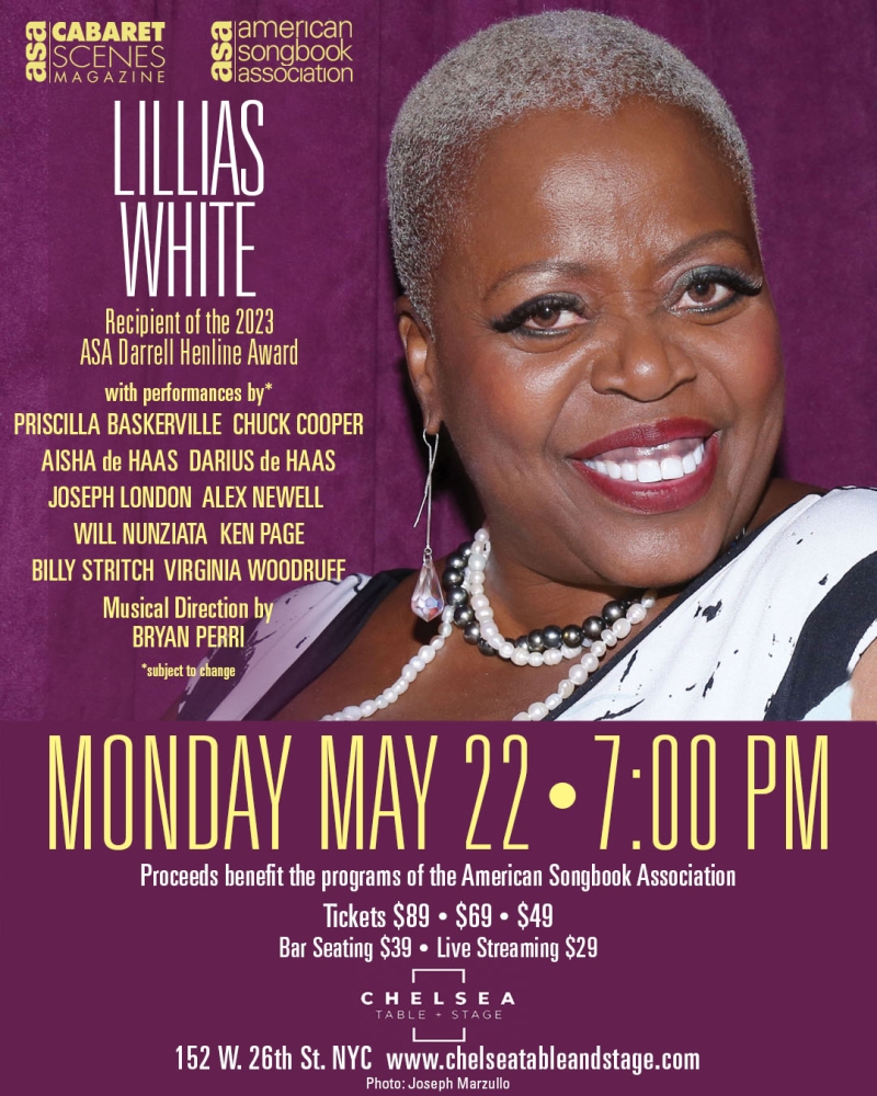 Lillias White To Be Honored By The Asa In Gala At Chelsea Table Stage